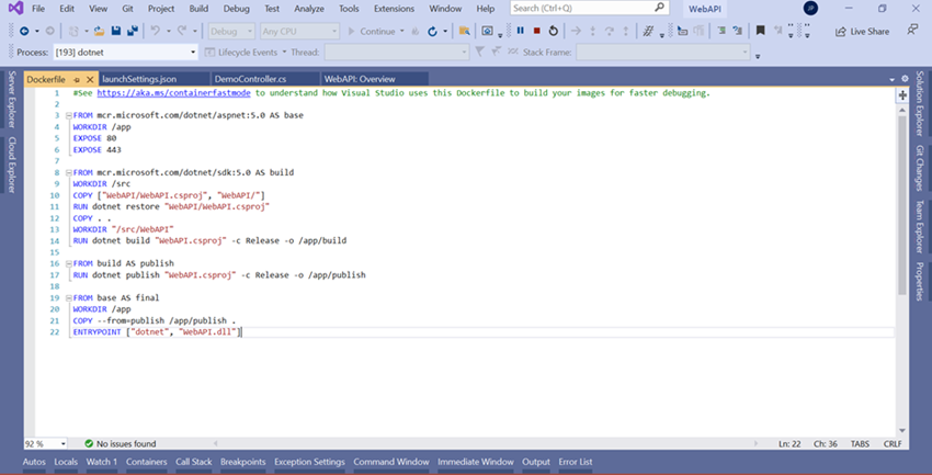 Containerization Of Net Core Web Api Using Kubernetes And Docker